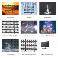 China LED I-shaped screen high-density, high-definition outdoor waterproof LED I-shaped grid screen for sale