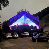China Flexible led mesh screen 50000 Hours Lifespan Waterproof high-definition outdoor display screen for sale