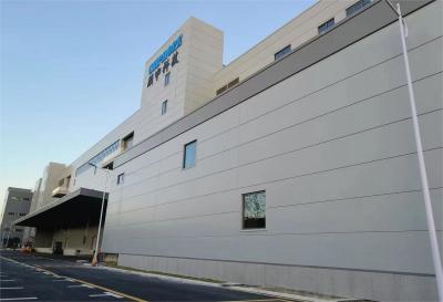 China Painted Portal Rigid Frame Prefabricated Steel Structure Warehouse For Efficiency And Stability for sale
