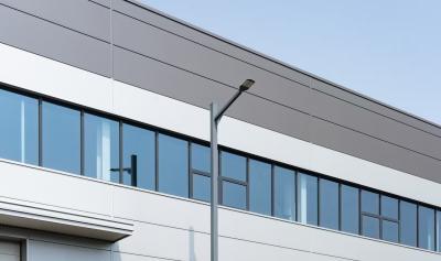 China Durable Steel Structure Warehouse Design And Fabrication Solution With Sandwich Panel Cladding for sale