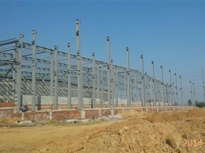 China PVC Window H Beam Welded Prefab Warehouse Building for sale