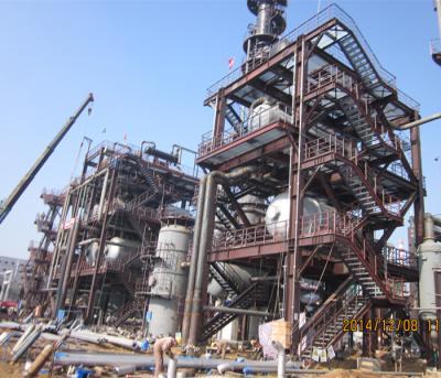 China Customized Prefabricated Industrial Chemical Steel Frame Steel Structure Workshop for sale