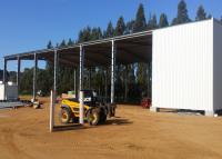 China Alkyd Primer Gable Frame Prefabricated Steel Structure for sale