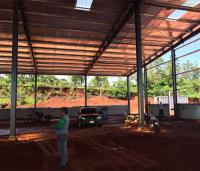 China 110mm Downpipe Prefabricated Steel Structure Warehouse for sale
