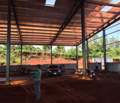 China 110mm Downpipe Prefabricated Steel Structure Warehouse for sale