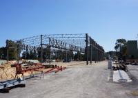 China Australian Standard Modern Design Truse Roof Large Spans Prefabricated Steel Structure Warehouse for sale