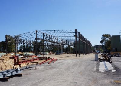 China Australian Standard Modern Design Truse Roof Large Spans Prefabricated Steel Structure Warehouse for sale