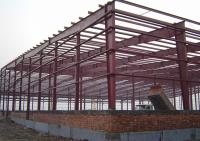 China Metal building construction gable frame prefabricated steel structure warehouse for sale