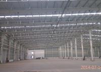 China Galvanized steel structure prefabricated warehouse with steel frame use life 50 years for sale