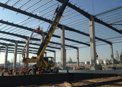 China Light Steel Steel Structure Construction Metallic Roof Structures For Warehouse for sale