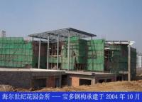 China Fabricated Steel Structure Construction Projects White Grey 50 Years Lifespan for sale