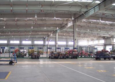 China Q345b Grade Pre Manufactured Steel Buildings Light Weight Easy To Build for sale