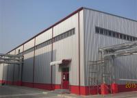 China Pre Manufactured Steel Buildings , Thermal Insulation Steel Building Workshop for sale