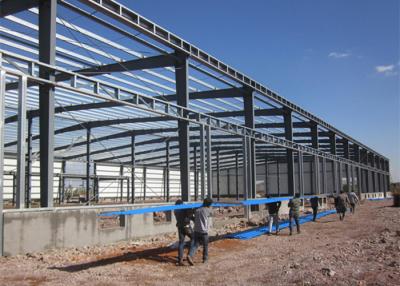 China Long Life Steel Structure Warehouse Easy Build With Rolling up Door for sale