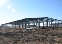 China Thermal Insulation Structural Steel Warehouse , Fireproof Metal Workshop Building for sale
