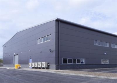 China Prefabricated Steel Frame Workshop Buildings , Drinks Plant Metal Frame Workshop for sale