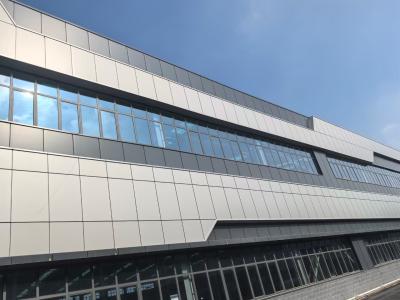 China Sandwich Panel Cladding Prefabricated Steel Warehouse Seismic Resistant Eco Friendly Solution for sale