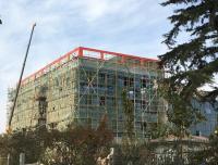 China Multi Storey Galvanized Q235 Steel Structure Construction for sale