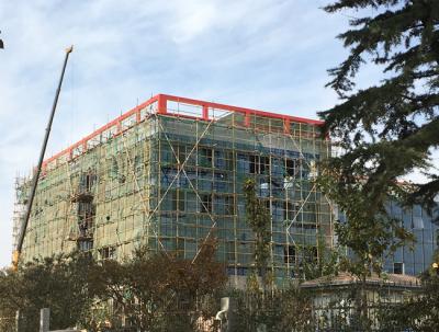 China Multi Storey Galvanized Q235 Steel Structure Construction for sale