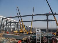 China XZ160*60*20*2.5 Galvanized bolt M12 Q345 Steel Structure Warehouse for sale
