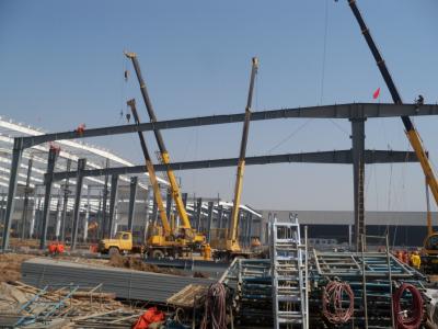 China XZ160*60*20*2.5 Galvanized bolt M12 Q345 Steel Structure Warehouse for sale