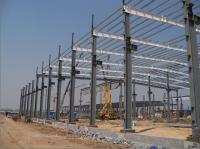 China EPS 50MM Double Sheet 3.2m Steel Structure Warehouse Metal Frame for sale