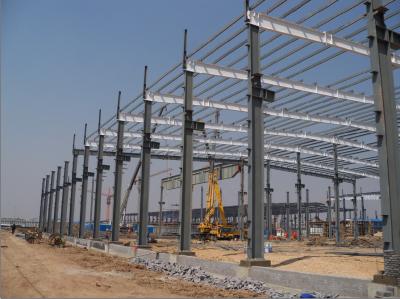 China EPS 50MM Double Sheet 3.2m Steel Structure Warehouse Metal Frame for sale