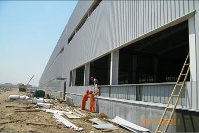 China H Shaped Beams Bolt M20 DFT 80um Steel Structure Warehouse for sale