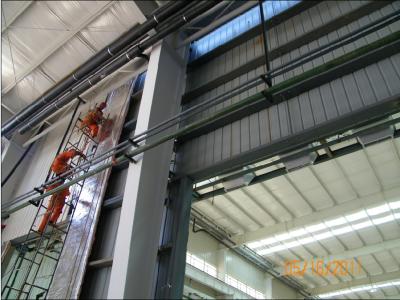 China PVC Window Alkyd Painting Q345 Steel Frame Buildings 110mm Dia. for sale