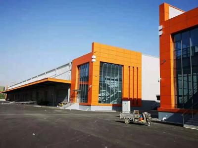 China Portal Frame Steel Structure Warehouse Building Construction Drawing for sale