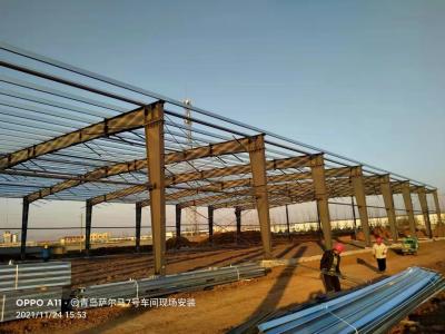 China Portal Frame Prefabricated Steel Structure Workshop Building Solution for sale