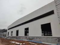 China Cladding Portal Rigid Framework Steel Structure Factory Building Project for sale