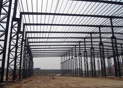 China Large Span Portal Frame Prefabricated Steel Structure Factory Construction Solution for sale