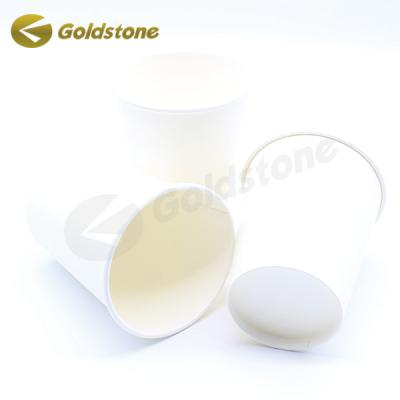 China 16oz Leakproof Lids Paper Take Away Cups Paper Cup Without Plastic for sale