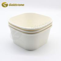 China FDA Square Eco Friendly Takeaway Food Containers Customization Food Packaging Square Paper Bowl for sale