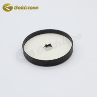 China Plain Sustainable Paper Cup Cap Black Coffee Lids With Straw Spout for sale