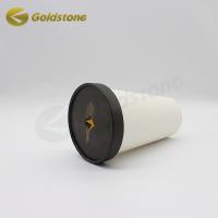 China Plain Sustainable Paper Cup Cap Black Coffee Lids With Straw Spout for sale