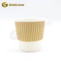 China Varnishing Hot Coffee Cups Disposable Paper  Custom Disposable Coffee Cups for sale