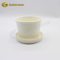 China Plain Food Grade Disposable Cup Lids Paper Ice Cream Cups With Lids Custom for sale