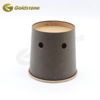 China Dark Brown Biodegradable Chicken Paper Popcorn Bucket For Sustainable Businesses for sale
