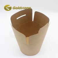 China Custom Logo Kraft Take Away Paper Cup Take Out Food Containers Customizable for sale