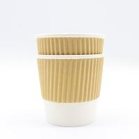 China 8oz Secure Lids Coffee Disposable Drinking Cups For On - The - Go Consumption for sale