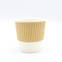 China Single Wall Coffee Paper Cup Insulated Disposable Coffee Cups ISO9001 for sale