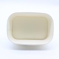 China 500ml Rectangular Paper Bowls Eco-Friendly And Practical For Food Service for sale