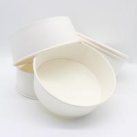 China White All Size 100ml Paper Bowls Salad Bowl Kraft For Parties And Events for sale