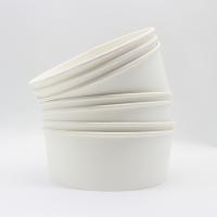 China White All Size 100ml Paper Bowls Salad Bowl Kraft For Parties And Events for sale