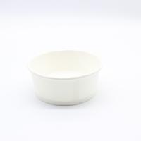 China Recycled  White Disposable Paper Bowl Reduces Waste 260 18PE for sale