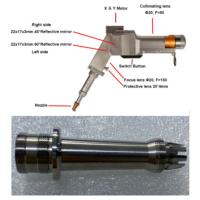 China Handheld Double Motor Laser Welding Head with Multi-Geometry Beam Shapes for sale