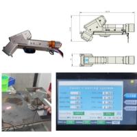 China Industrial Handheld Laser Cleaning Machine for Carbon Steel Metals with 0-300mm Beam Size for sale
