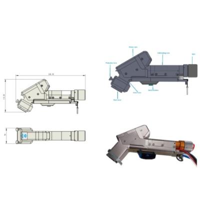 China 2000W High-tech Handheld Single Motor Laser Cleaner with CW Laser Output Mode for sale
